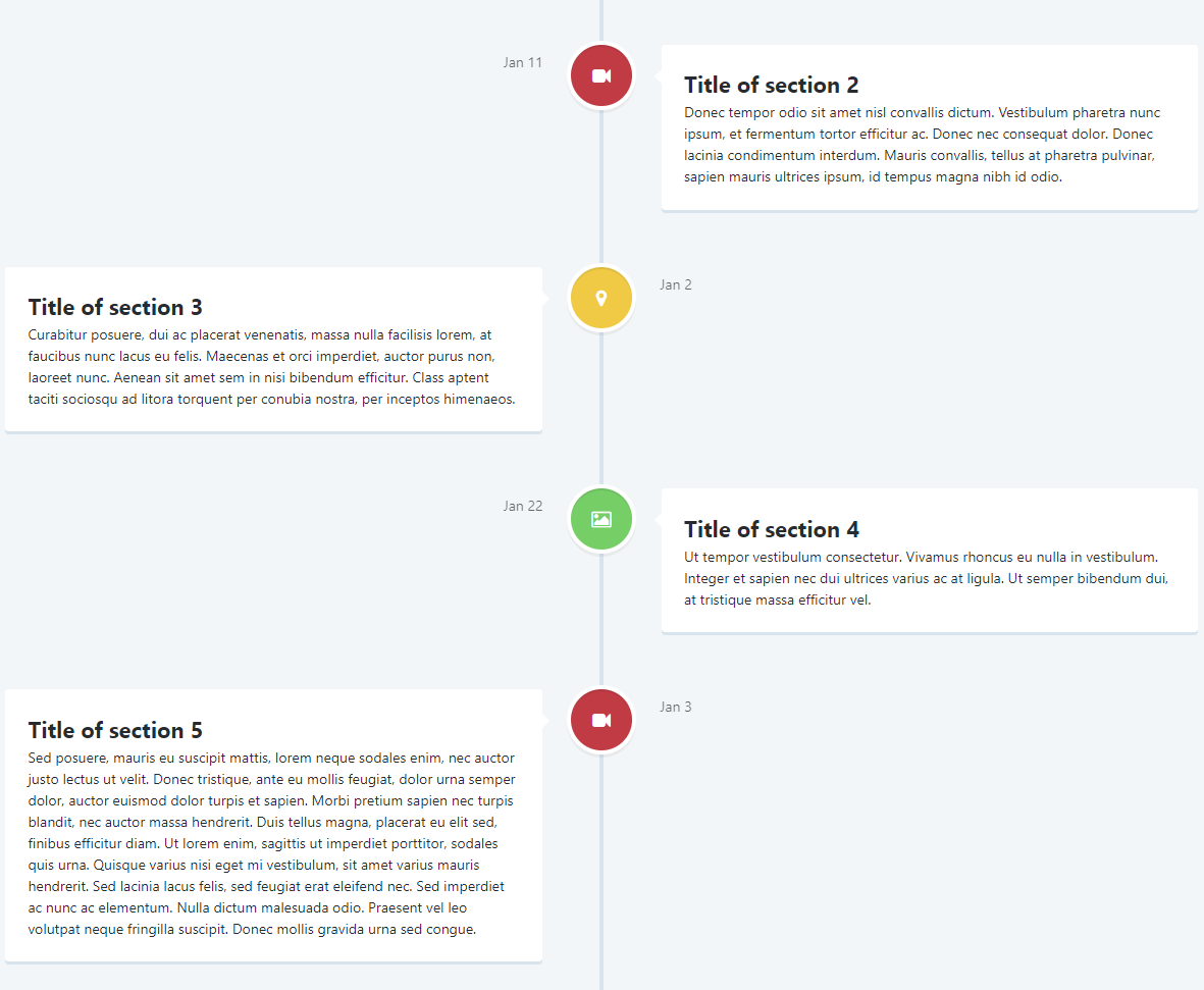 Vertical Timeline - Documentation (ODC) | OutSystems